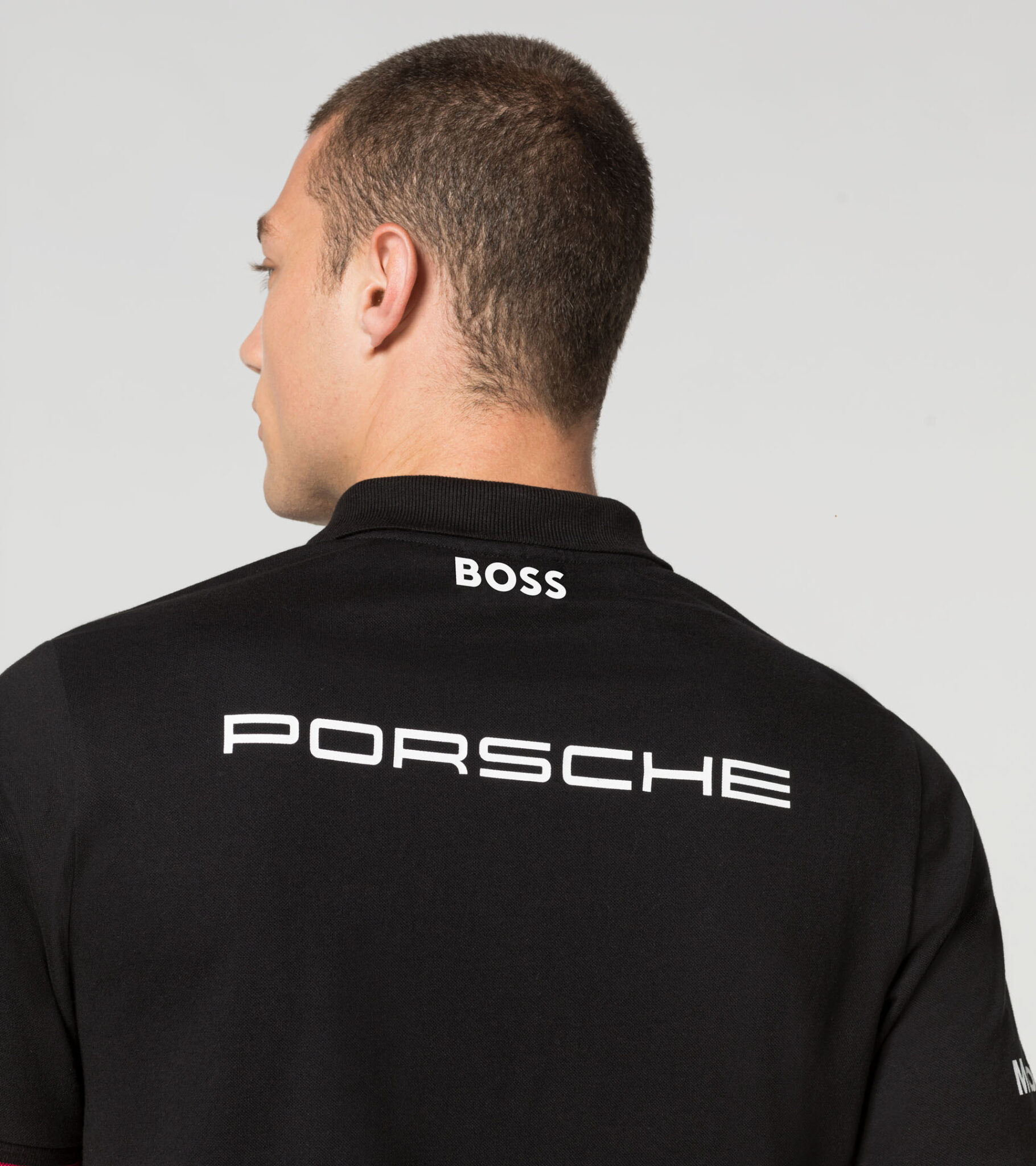 Men’s Polo shirt – Hugo Boss Collection, black - Tienda Porsche El Salvador